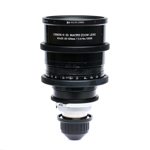 RENT Canon K35 25-120mm T2.8 Macro Vintage Zoom S35 Lens for PL Mount